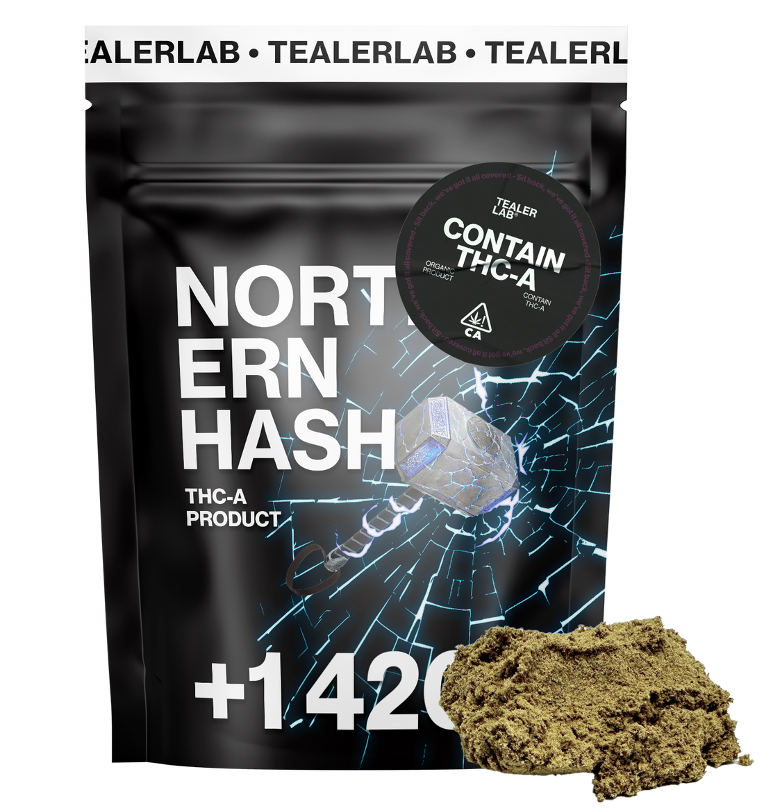 Northern Hash THCA 49% – Premium Light-Colored Hash | TealerLab USA ...
